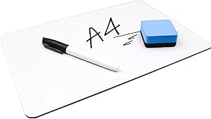 Small Whiteboard A4, Mini Whiteboard Double-Sided Set, Contains ...