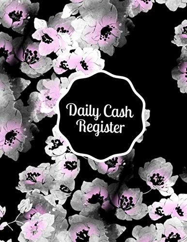 Daily Cash Register: Cash Recording Receipt Record Book Ledger Journal ...