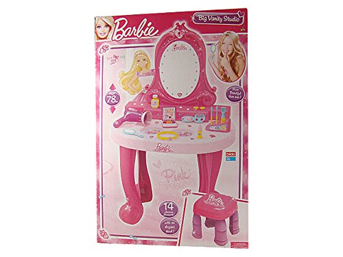 Barbie Vanity Studio with Table and Chair (Multicolor) : Amazon.in ...