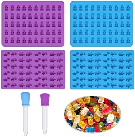 3 Pack Silicone Chocolate Molds, Reusable Candy Baking Mold Ice Cube ...