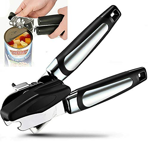 Heavy Duty Stainless Steel Tin Can Opener Cutter Easy Comfy Handle Grip ...