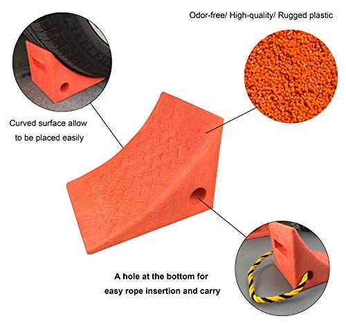 RV Leveling Blocks Wheel Tire Plastic Chocks, Best Heavy Duty - Want It All