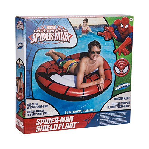 SwimWays Marvel Oversized Inflatable Shield Float - Spider-Man - Want ...