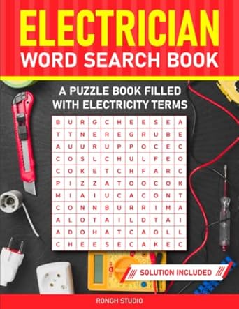 Electrican Word Search Book: A Puzzle Book Filled with Electricity ...