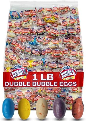 Amazon.com : Dubble Bubble Assorted Fruit Flavor Gum - 1 Pound Bulk Bag ...