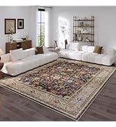 Amazon.com: Rugcomf Living Room Rug 6x9 Rug Machine Washable Boho Area ...