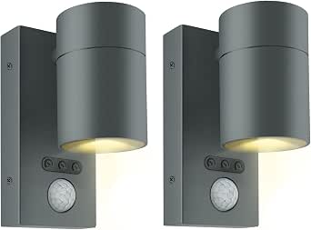 Kerry Outside Wall Lights with Sensor, IP65 Waterproof Downward Outdoor ...