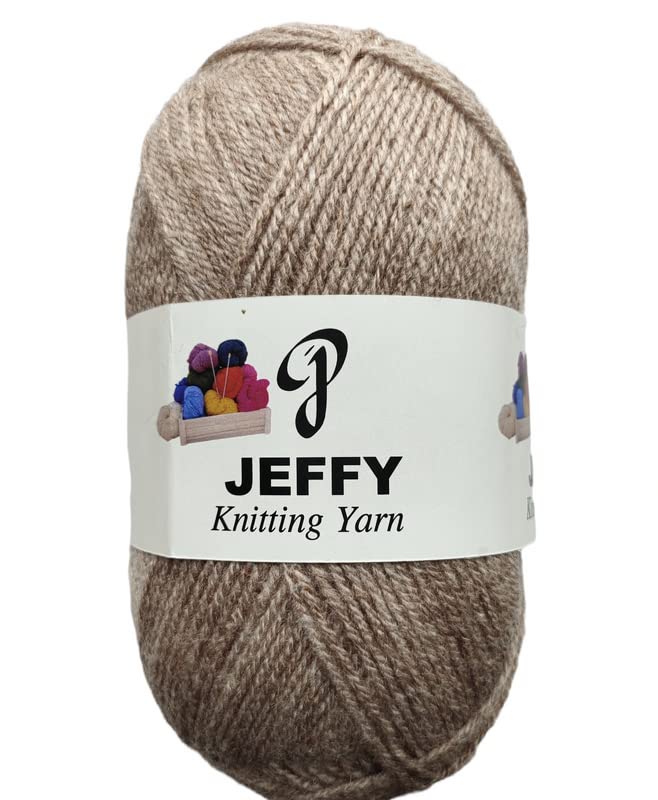 JEFFY Bluebell 500 GM (1 Ball, 100 GM Each) Wool Ball Hand Knitting ...