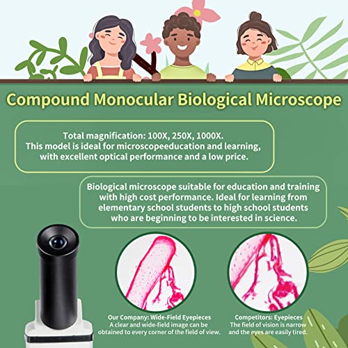 Snapklik.com : MAXLAPTER Microscope Kit For Kids 8-12