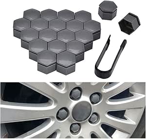 HELMII 20 PCS Car Wheel Nut Caps Set for Fo-rd Mondeo Fusion, Hexagonal ...