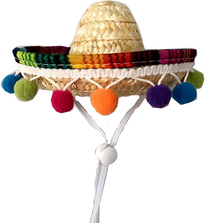 Amazon.com: Crazy Night Mini Sombrero Top Hat Headband Tiny Straw Hat ...