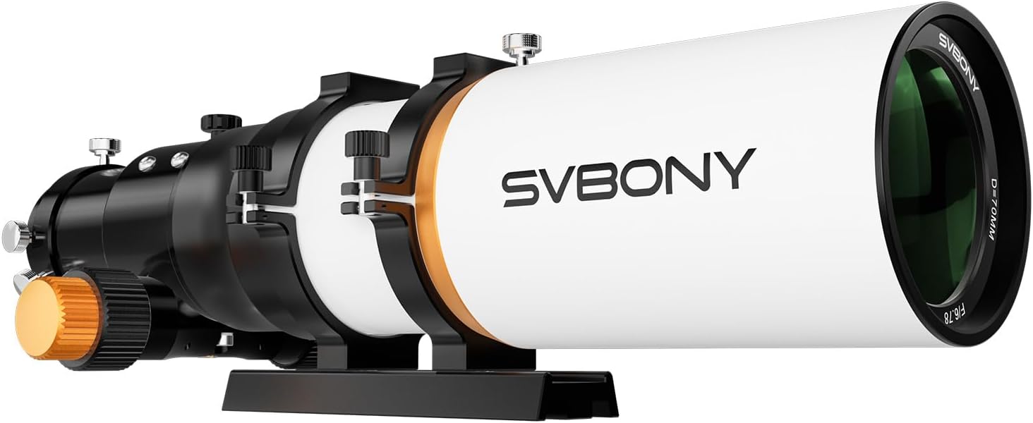 Amazon.com : SVBONY SV503 Refractor Telescope with Built-in Field Flattener, 70mm F6.78 Extra ...