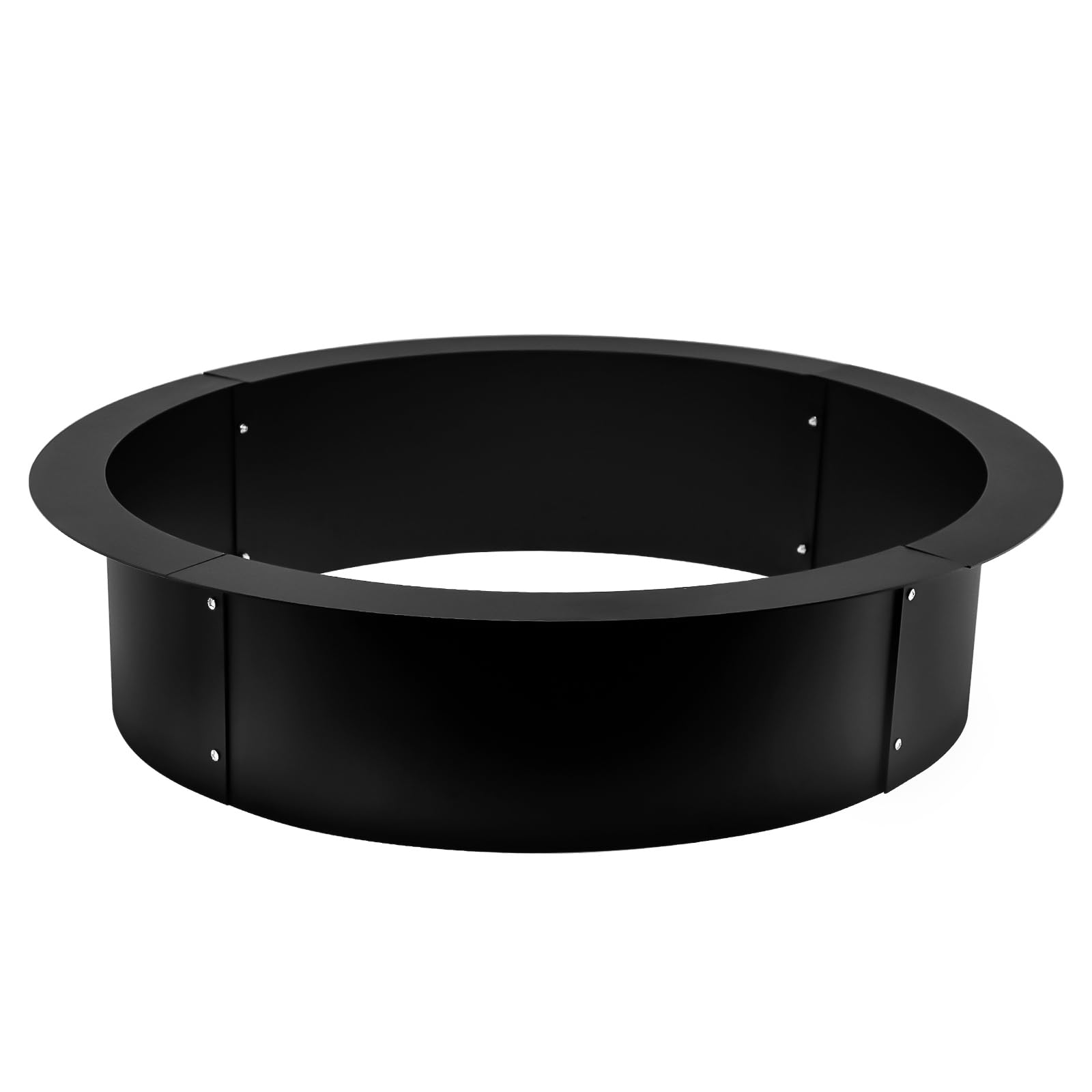 Fire Pit Ring 42x36x10 Inch, Fire Ring Insert DIY Campfire Liner, Heavy ...