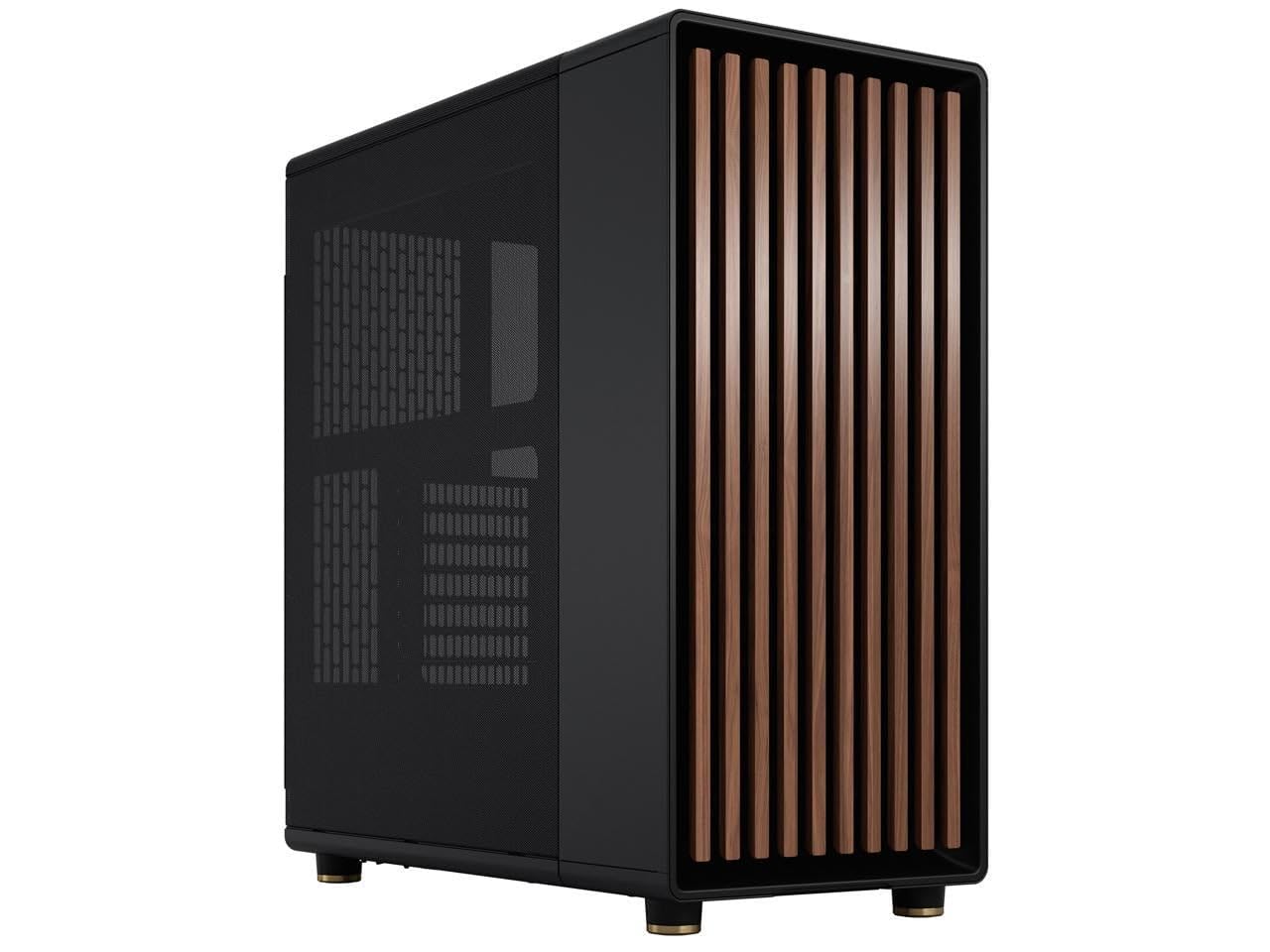 Amazon.com: North Black Walnut Mesh ATX Mid-Tower Case with Mesh Side ...