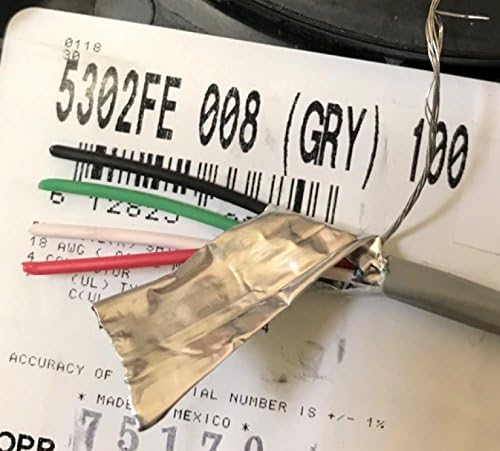 Amazon.com: Belden 5302FE 18/4 Gray Shielded Control Cable 100 FT ...