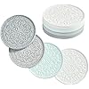 Amazon.com: TheDottieCo Absorbent Stone Coasters Set of 4 – Edged ...