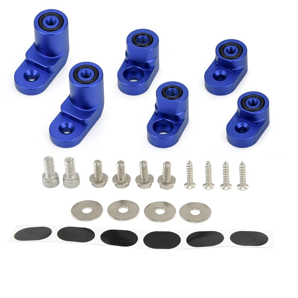 Buy POQAQ Wing Spoiler Riser Kit For 14-on Ford Fiesta ST Billet T-6061 ...