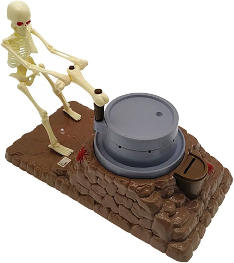 Amazon.com: Alipis Halloween Skeleton Ghost Piggy Bank, Music Light ...