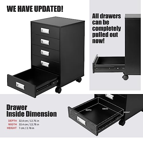 Snapklik.com : TOPSKY 5 Drawer Mobile Cabinet Fully Assembled Except ...