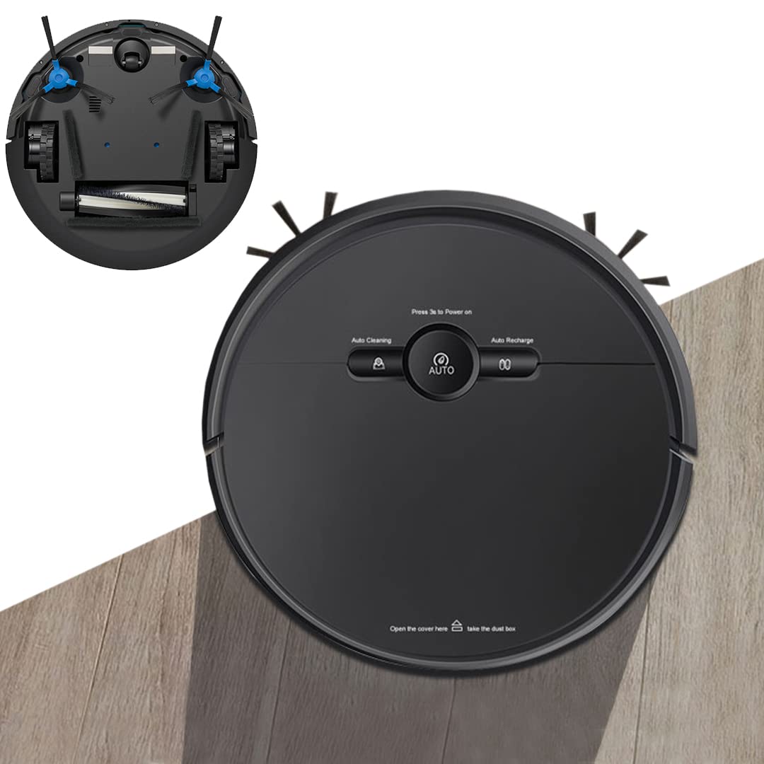 Walkent Smart Robotic Vacuum Cleaner Black With Intelligent Floor Mop ...