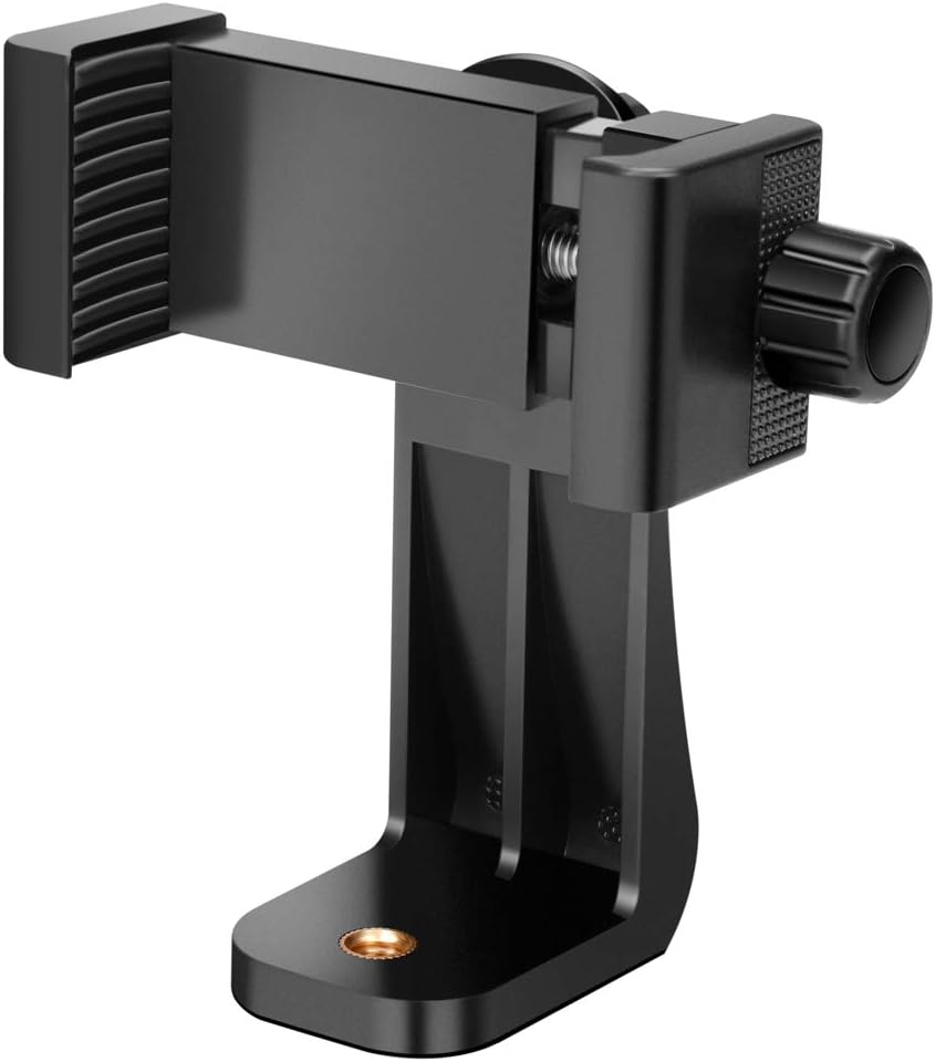 H&S Mobile Phone Tripod Mount Holder Adapter Bracket Smartphone Clamp ...