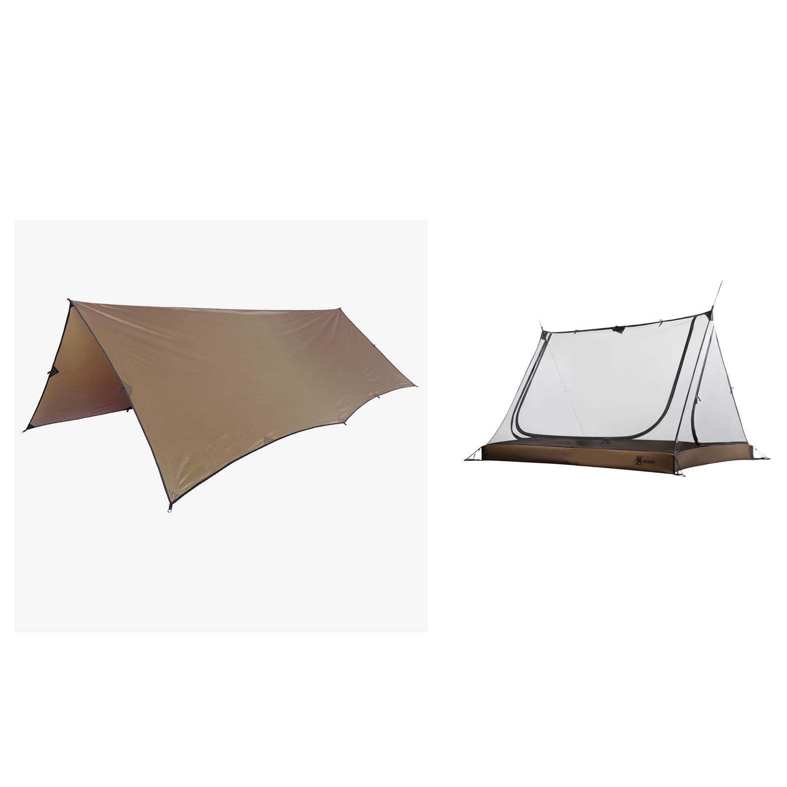 Amazon.com : OneTigris Bulwark Camping Tarp + Double Mesh Tent : Sports ...