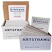 Artstraws White Paper Straws Maxi School Bulk Box Pack for Craft ...