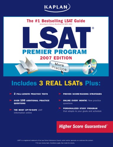 Kaplan LSAT 2007, Premier Program: Kaplan: 9781419541896: Amazon.com: Books