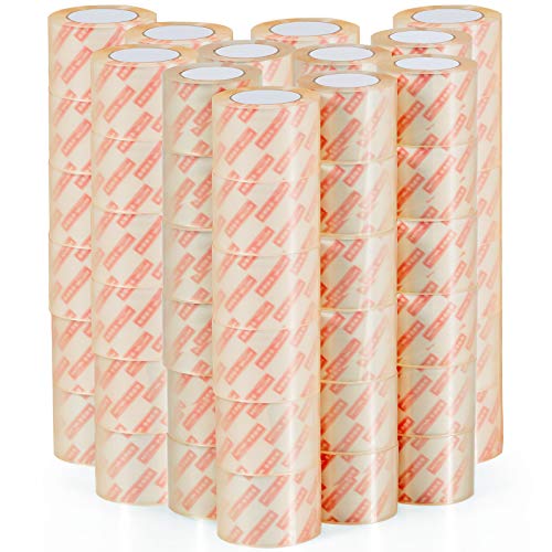 Tangkula 72 Rolls Clear Packing Tape Rolls 3" x 55 Yards Heavy - Want ...