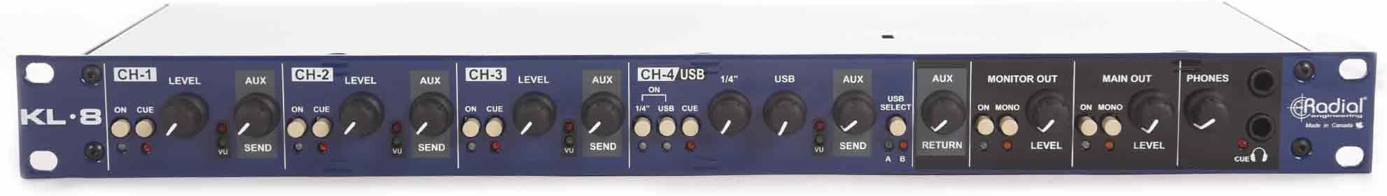 Amazon.com: Radial KL-8 Rackmount Keyboard Mixer : Musical Instruments