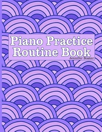 Amazon.com: Piano Practice Routine Book: Piano Lesson Assignment Book ...