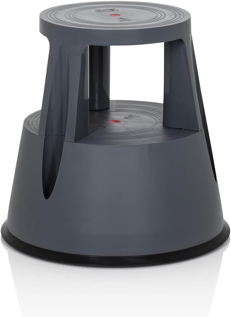 hjh OFFICE Tritthocker TIO-M I Kunststoff Elefantenfuß, Höhe 42 cm, bis ...