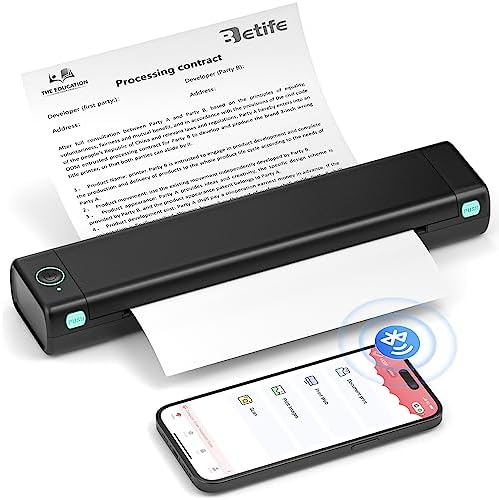 Amazon.com: PhoPRT M08F Portable Printer,Thermal Portable Printers ...