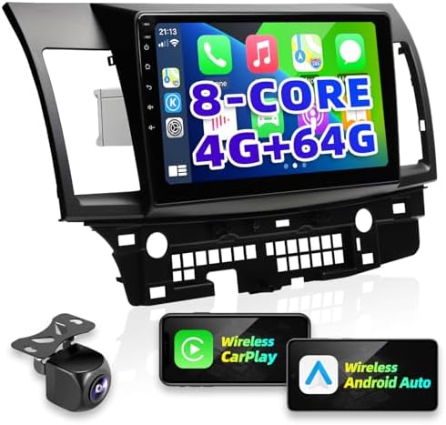 Amazon.com: 8 Core [4G+64G] Car Radio for Mitsubishi Lancer 2008-2017 ...