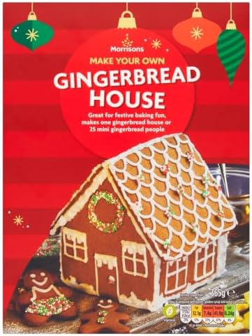Morrisons Christmas Gingerbread House Kit : Amazon.co.uk: Grocery
