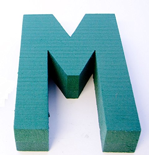 Oasis Floral Foam 2d M Alphabet Shape For Fresh Artificial | Desertcart ...