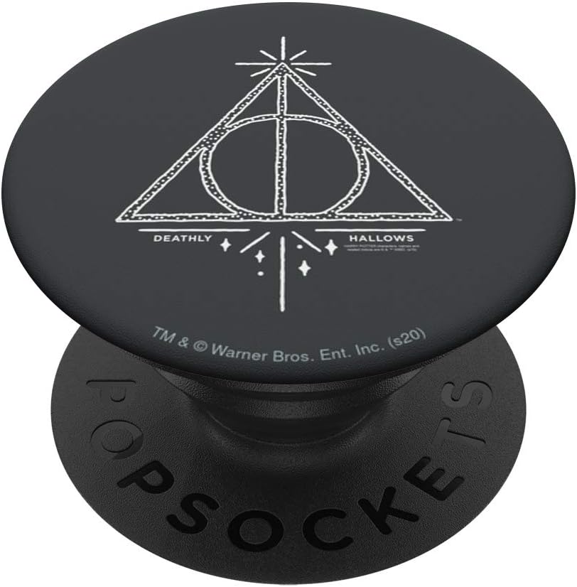 Amazon.com: Harry Potter Deathly Hallows Line Art PopSockets Swappable ...