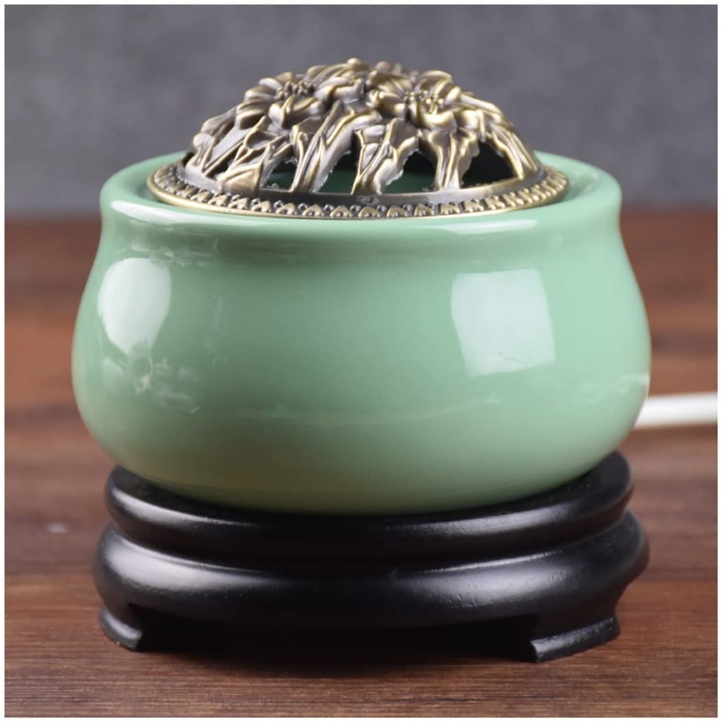 Amazon.com: Electric Incense Burner with Adjustable Timer, Handmade ...
