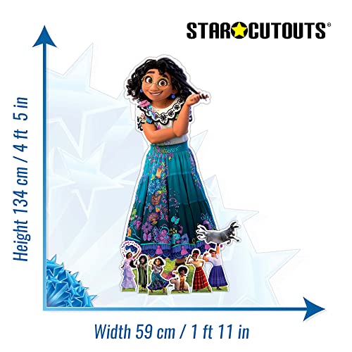 SP017 Mirabel Encanto Cardboard Cutout Party Decorations With Six Mini ...