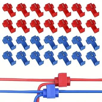 60Pcs Quick Splice Wire Connectors Set, Quick Splice Terminal ...