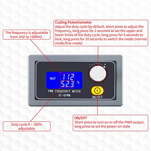 Snapklik.com : JESSINIE Signal Generator XY-KPWM 1-Channel PWM Generator 1Hz-150kHz Dual Mode ...
