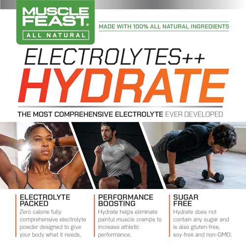 Snapklik.com : Muscle Feast Hydrate Zero Calorie Powder All Natural No ...