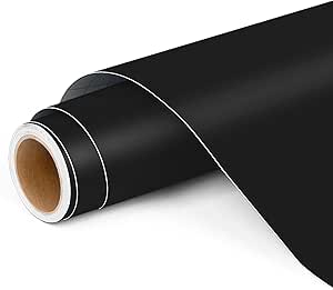 Amazon.com: Lya Vinyl Matte Black Permanent Vinyl Roll - 12" x 4FT Self ...