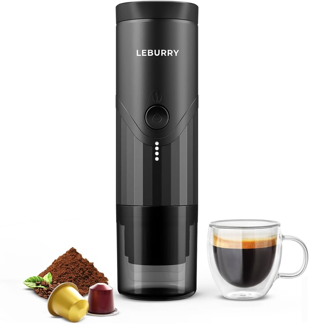 Amazon.com: HAWOK Prtable Coffee Maker 12V Travel Espresso Machine ...