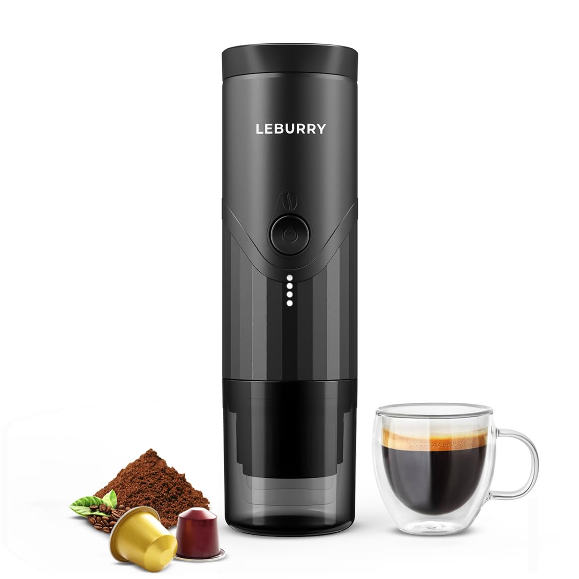Amazon.com: LEBURRY Portable Espresso Machine - Travel Espresso Maker ...