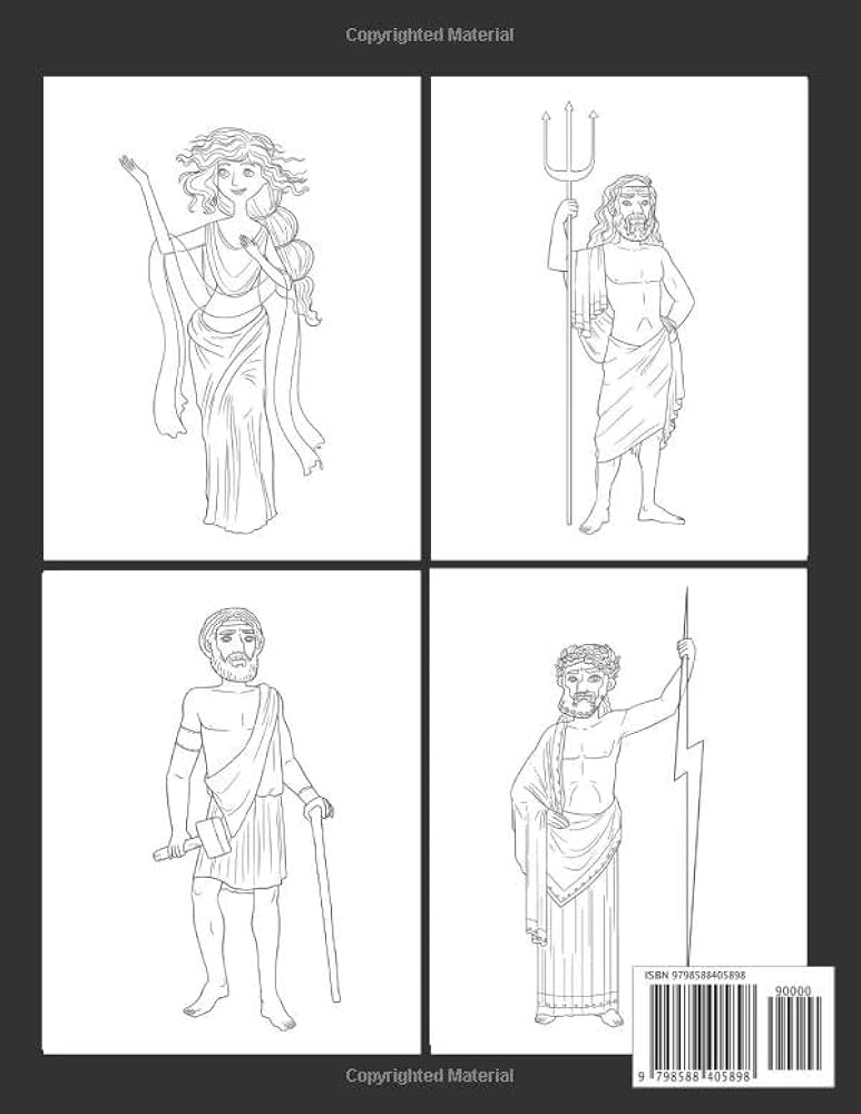 kids greek mythology coloring pages