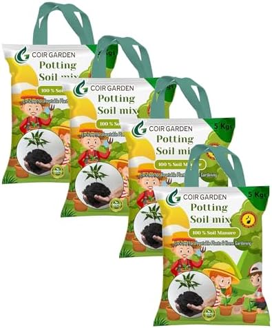 COIR GARDEN - Enriched Organic Potting Soil Mix (20 Kg) | Garden Soil ...
