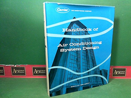 Handbook of Air Conditioning System Design: Carrier Air Conditioning ...