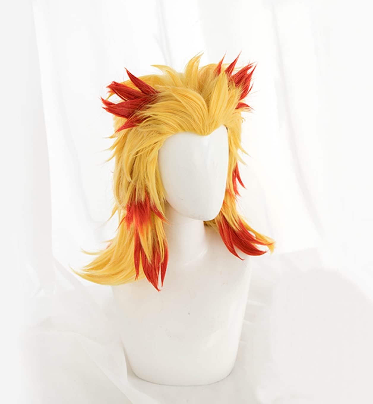 Cosplay Demon Slayer Kimetsu no Yaiba Rengoku Kyoujurou Wig Party ...