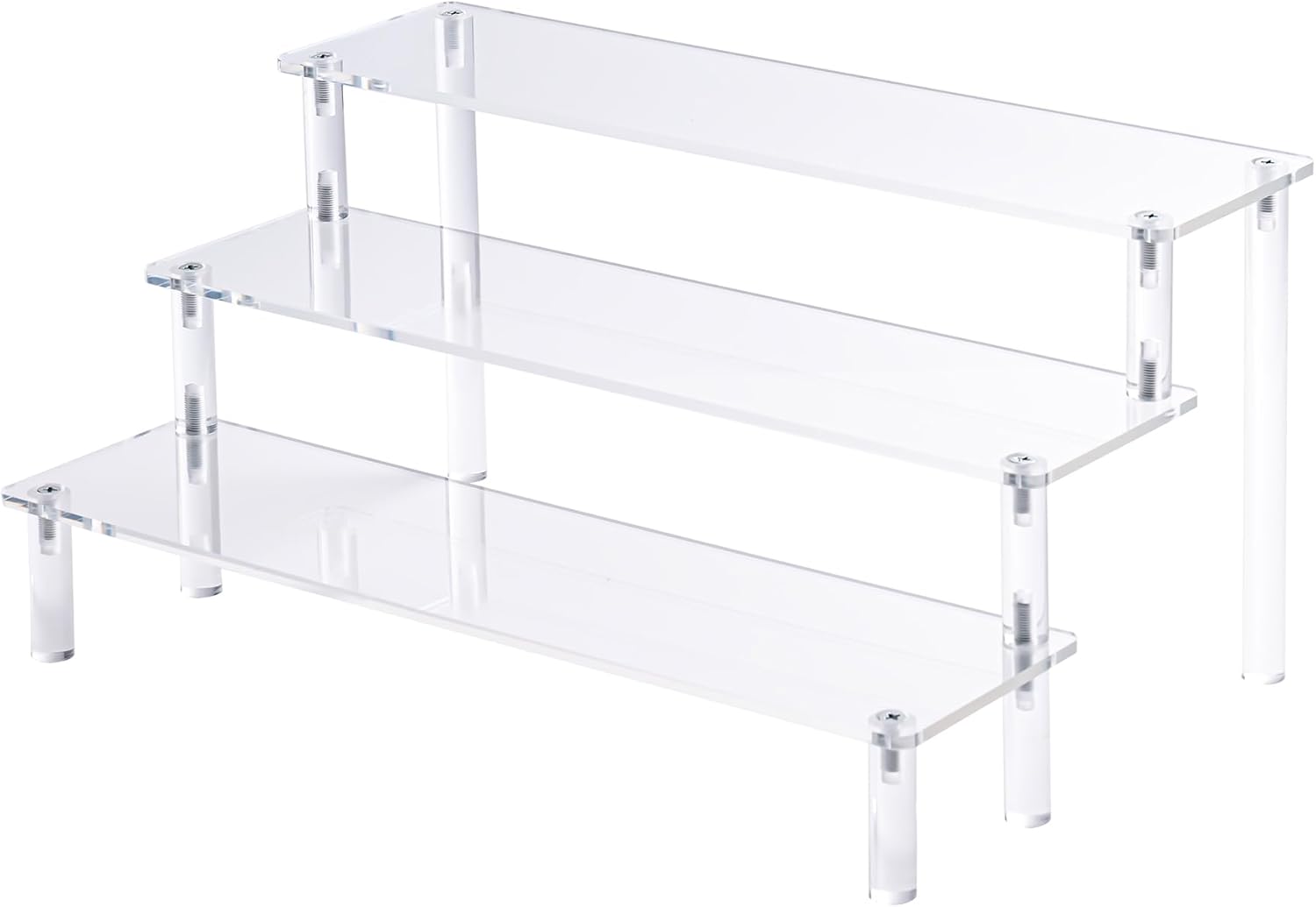 Amazon.com: Acrylic Risers Display Stands, 3 Tier Perfume Organizer ...